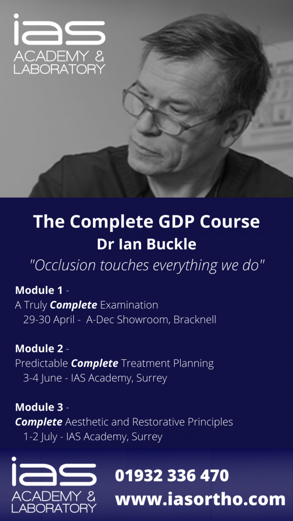 The Complete GDP Course - Ian Buckle - Optident - Specialist Dental ...