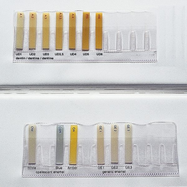 ENAMEL PLUS HFO 15 Colour Shade Guide - Optident - Specialist Dental ...